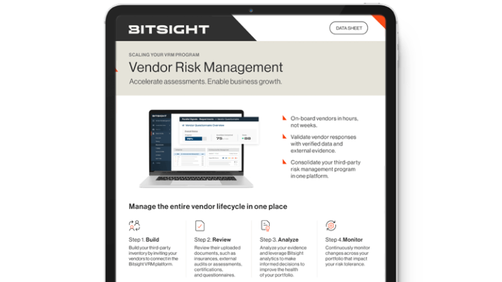 Vendor Risk Management Solution | Bitsight